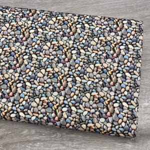 Stone Fabric by the Yard - Gold - Landscape Medley - Elizabeth's Studio ...