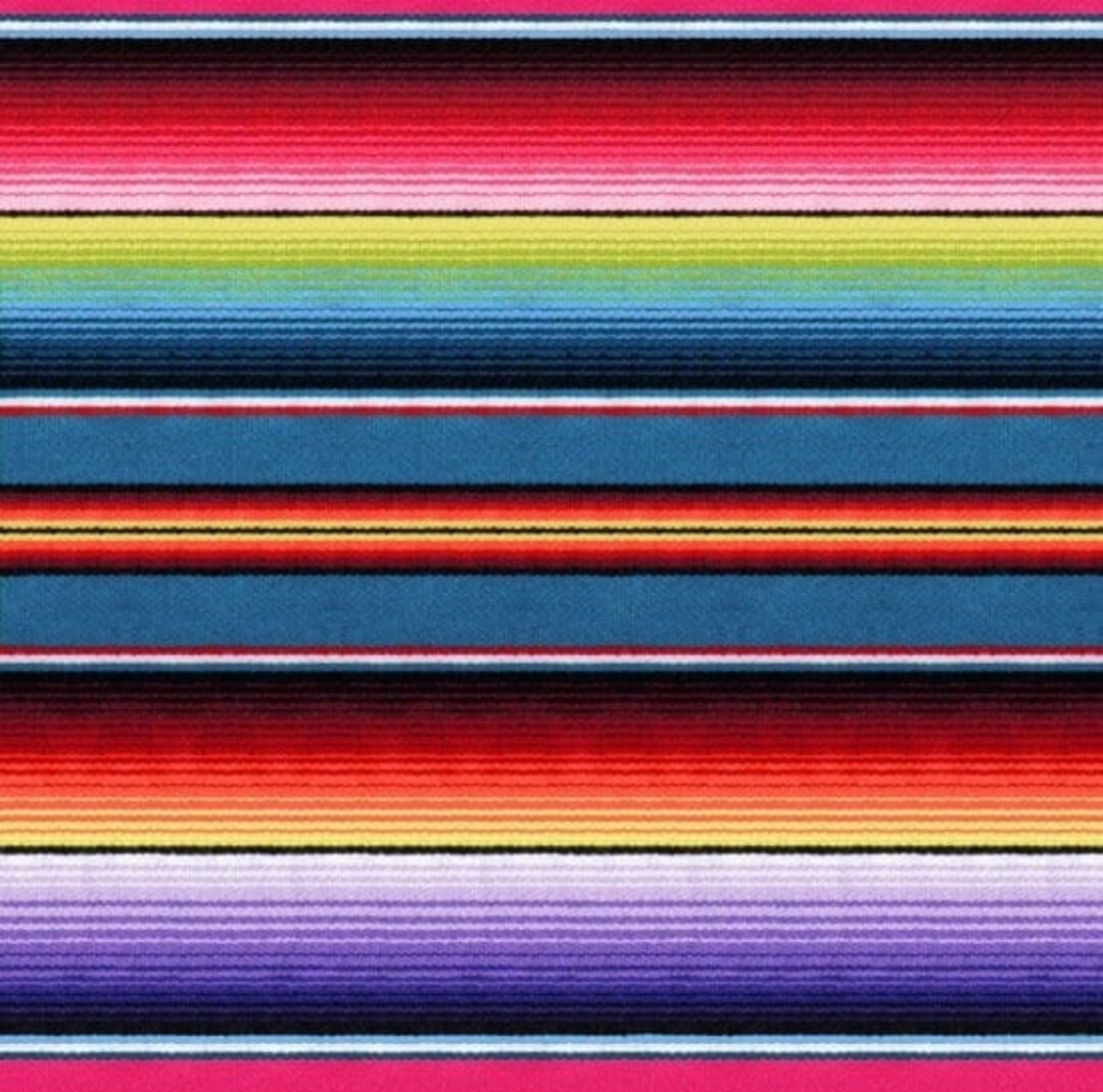 Mexican Sombrero Stripe 100% Cotton Fabric Elizabeth's Studio ...