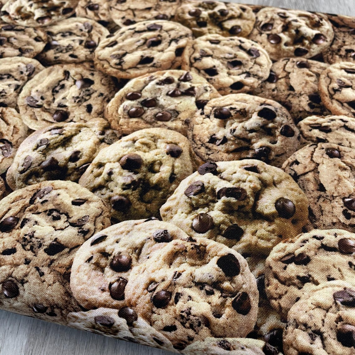 Chocolate Chip Cookie Fabric - Timeless Treasures - 100% Cotton - Food ...