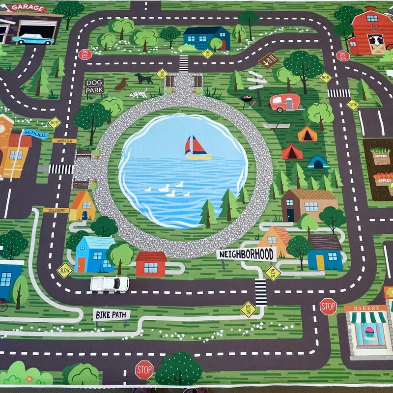 Car Play Mat - Etsy