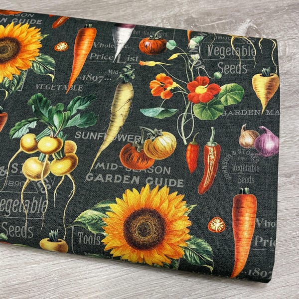 Vegetable Fabric - Etsy