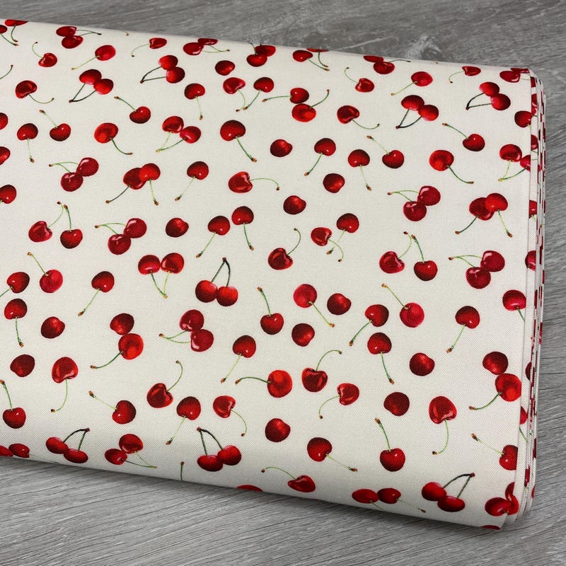 Cherry Fabric - Etsy