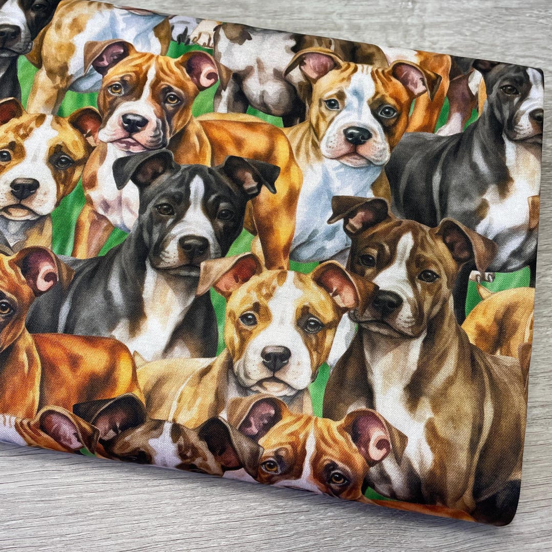 Pitbull Fabric - Foust Exclusive Print - 100% Cotton - David Textiles ...