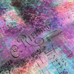 Tim Holtz Rue Le Peltier Patina 100% Cotton Fabric Freespirit Eclectic ...