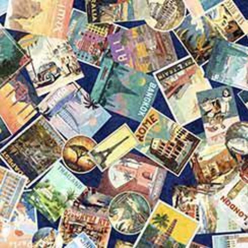Travel Fabric - Etsy