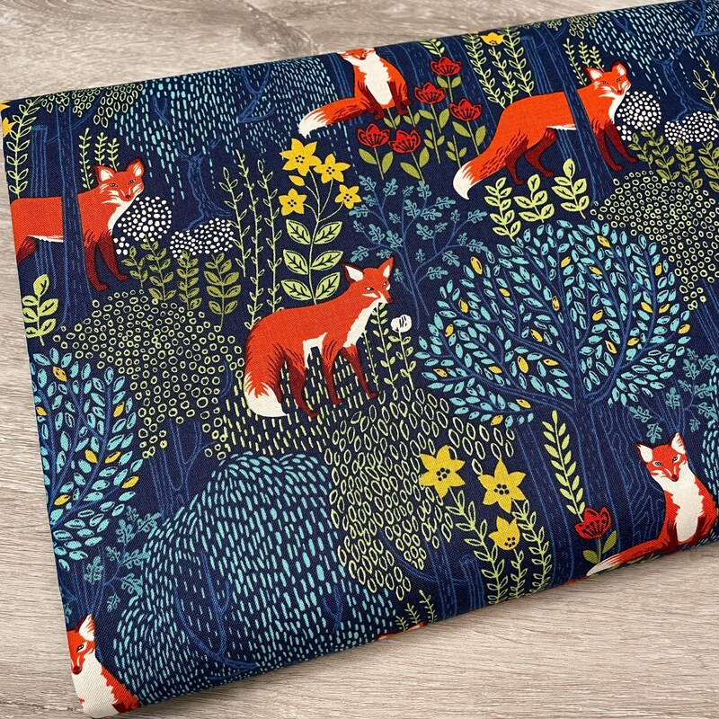 Fox Fabric - Etsy