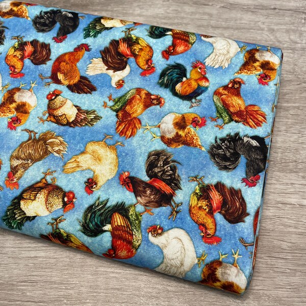 Chicken Fabric - Etsy