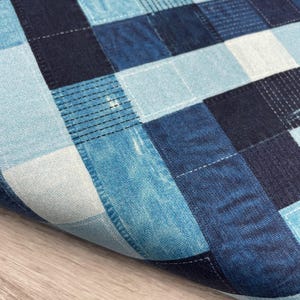 Denim QUILTING COTTON - Blue Jean Baby - Denim Look Fabric - Blue ...