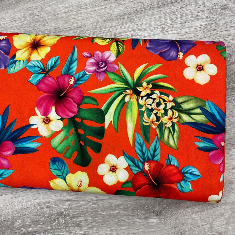Tropical Fabric - Etsy