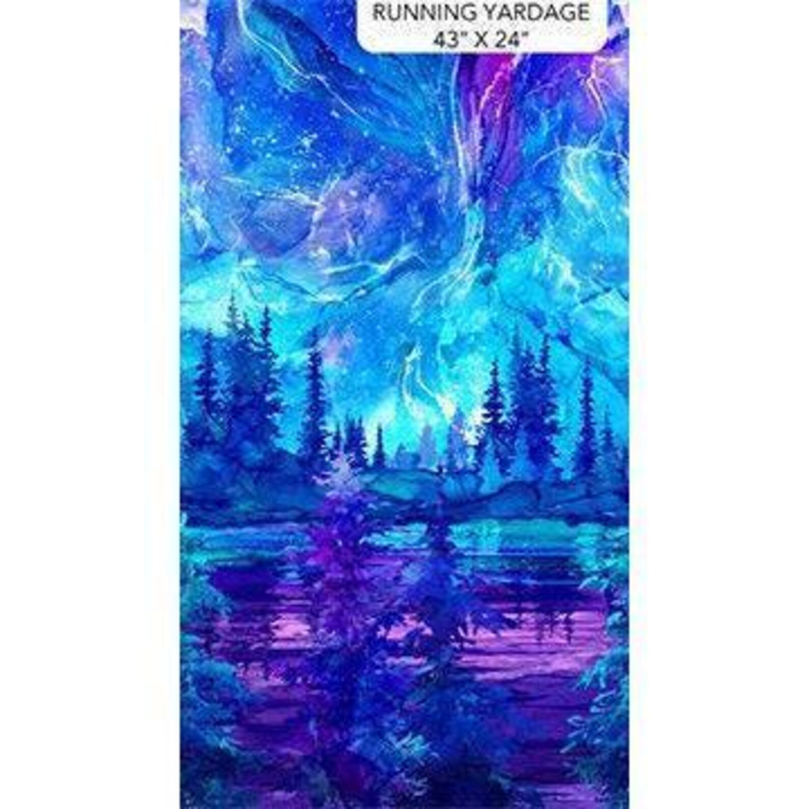Arctic Panel - Blue Multi - 24" Wide X 43" Tall - 100% Cotton ...