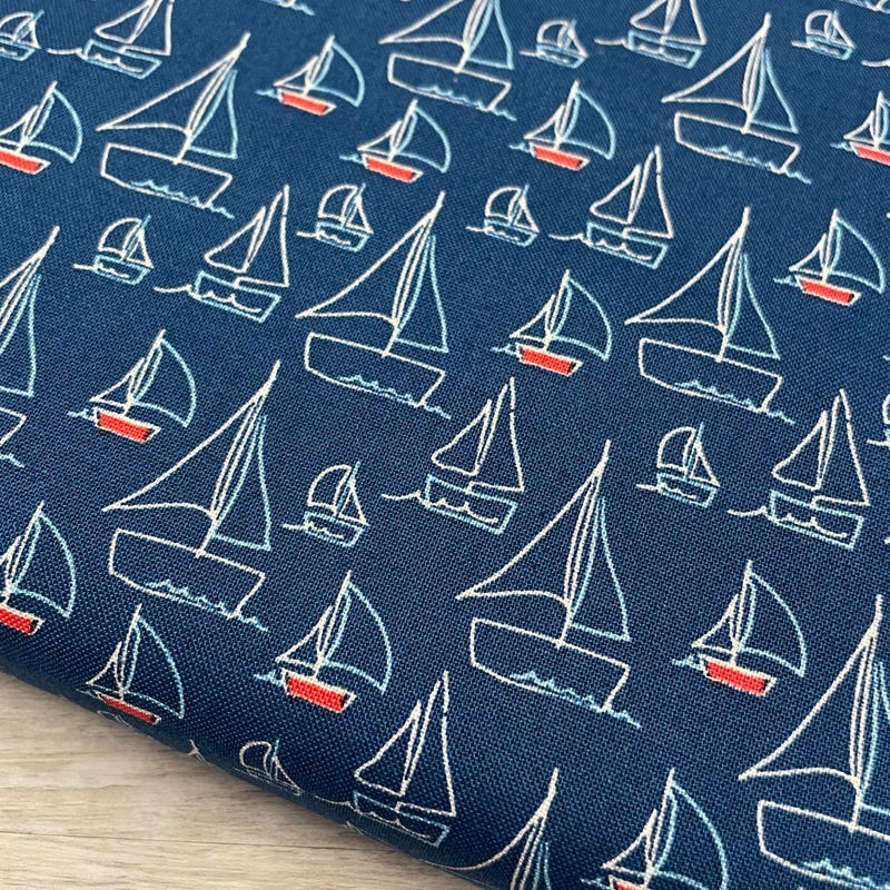 Sailboat Fabric - Etsy