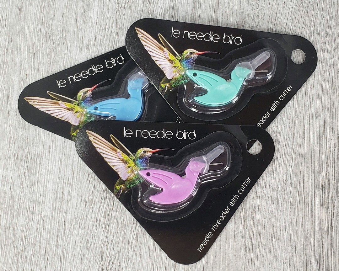 Hummingbird Needle Threader With Cutter Works With Needles as Small as ...