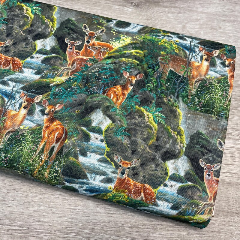 Deer Fabric by the Yard - Etsy
