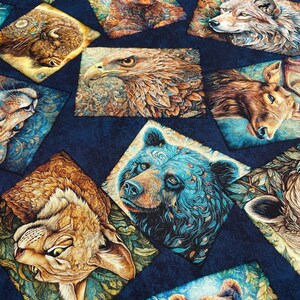 Forest Animal Fabric - Enchanted Forest Collection - 100% Cotton - QT ...