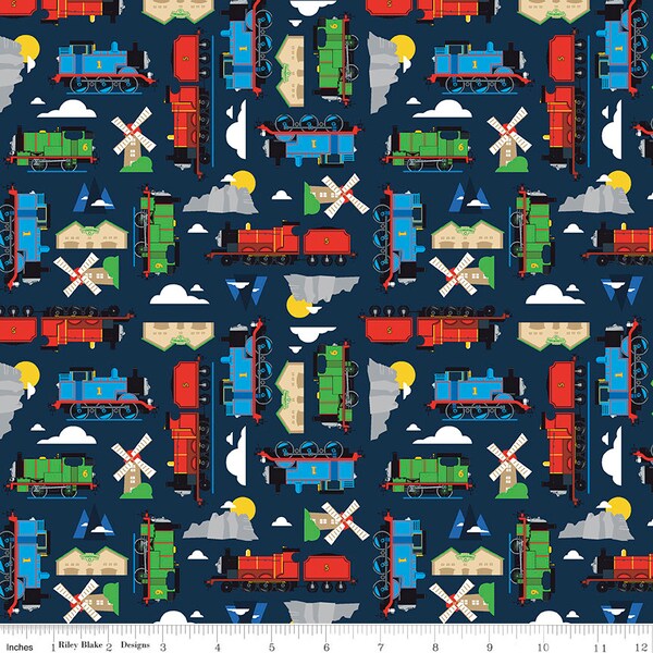 Train Fabric - Etsy