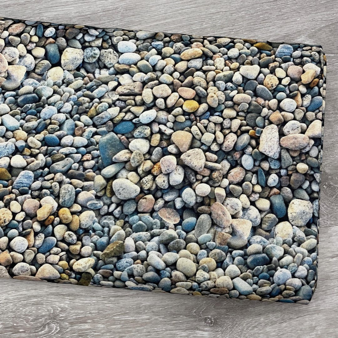 On the Rocks Fabric - Windham - 100% Cotton - Skipping Stones Beach ...