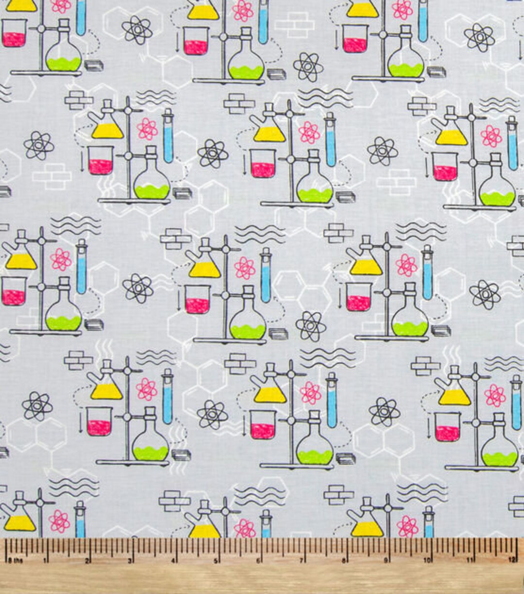 Science Experiment Fabric by the Yard 100% Cotton Fabric - Etsy