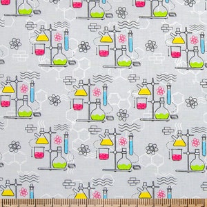 Science Experiment Fabric by the Yard 100% Cotton Fabric - Etsy
