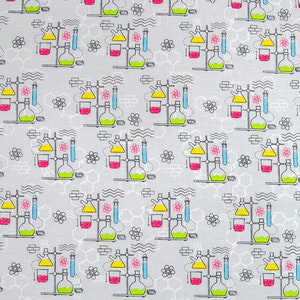 Science Experiment Fabric by the Yard 100% Cotton Fabric - Etsy
