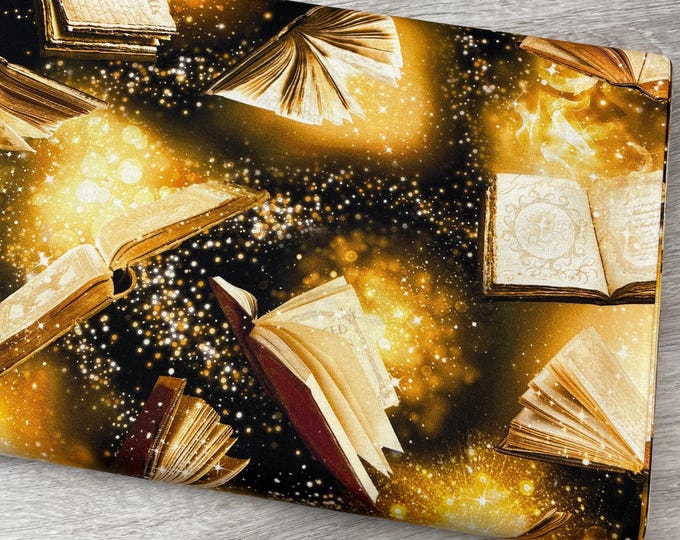 Magic Spell Books Flying - 100% Cotton Fabric - Timeless Treasures ...