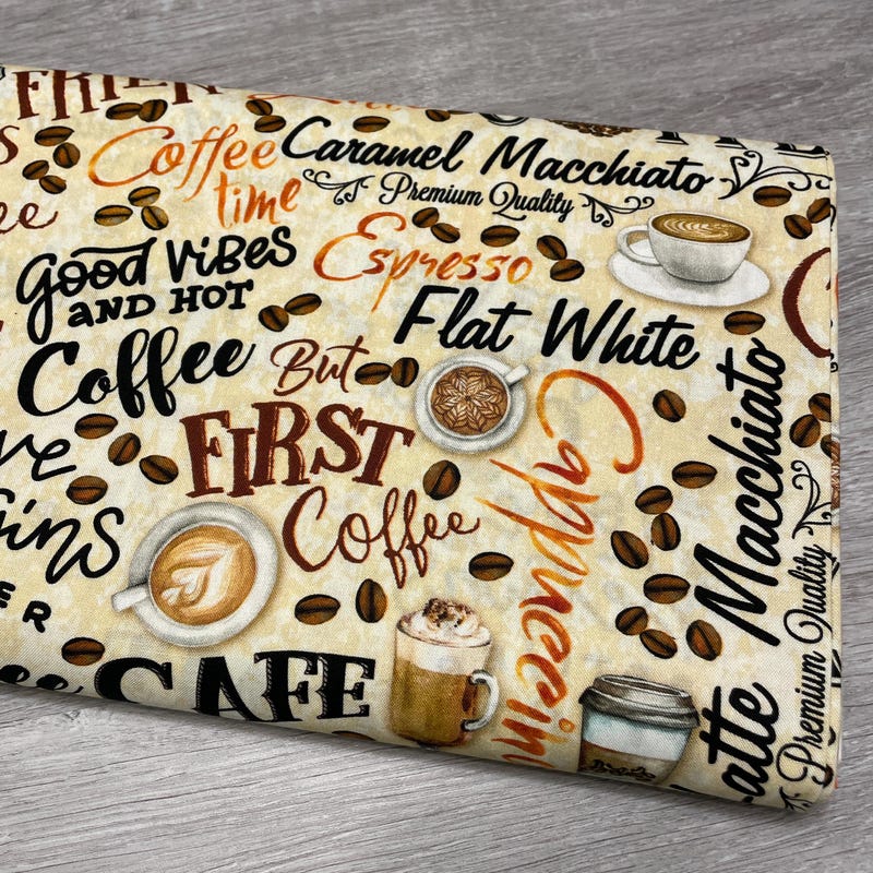 Coffee Fabric - Etsy