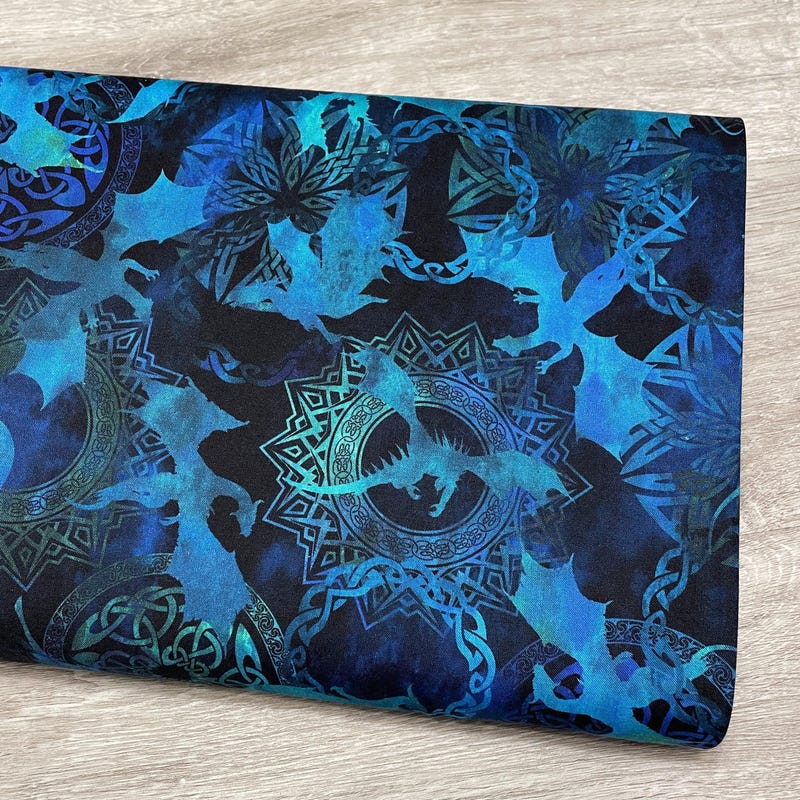 Dragon Fabric - Etsy