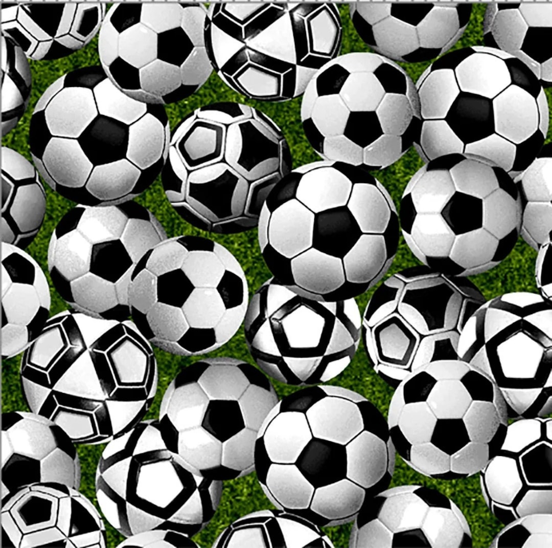 Soccer Fabric Game Day 59-5121 Oasis Fabrics 100% Cotton Quilting ...
