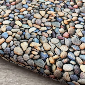 Stone Fabric by the Yard - Gold - Landscape Medley - Elizabeth's Studio ...