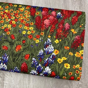 Wildflower Fabric - Michael Miller - 100% Cotton Fabric - Wildflowers ...