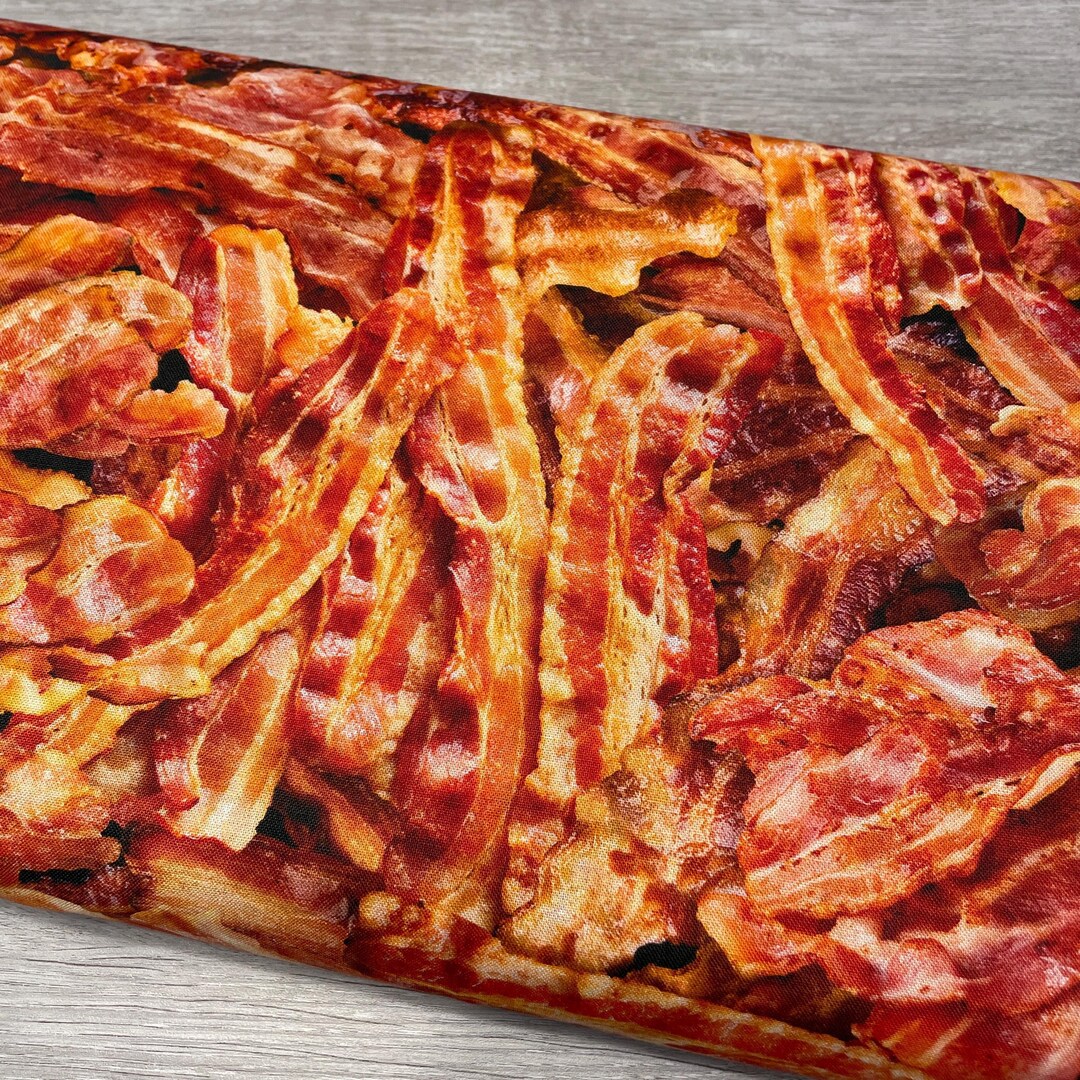 Bacon Fabric - Timeless Treasures - 100% Cotton - What's for Breakfast ...