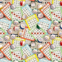 Bingo Fabric #1 - Etsy