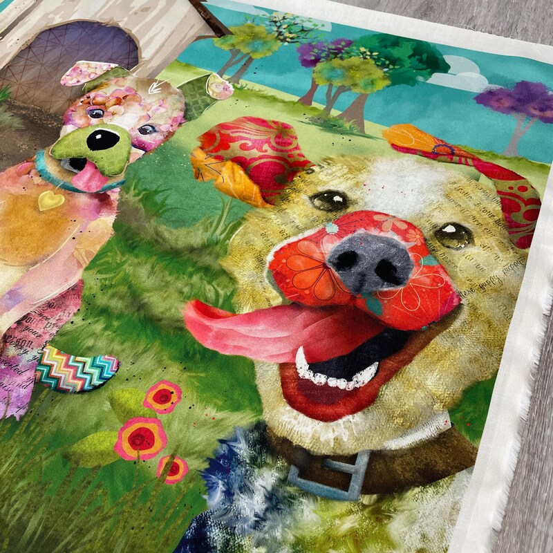 Dog Fabric Panels - Etsy