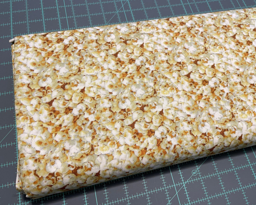 Popcorn Fabric Favorite Foods Collection by Elizabeth's Studio 100% ...