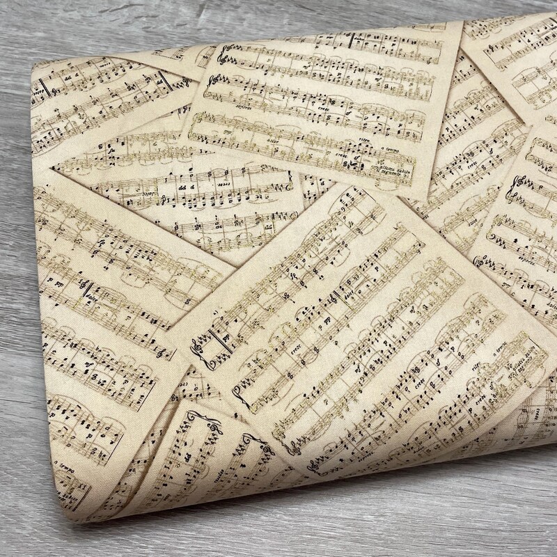 Music Fabric - Etsy