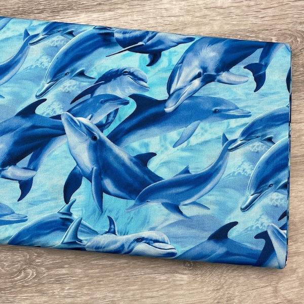 Dolphin Fabric - Etsy