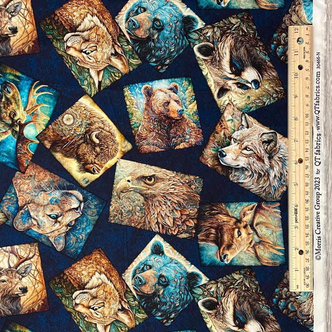 Forest Animal Fabric - Enchanted Forest Collection - 100% Cotton - QT ...