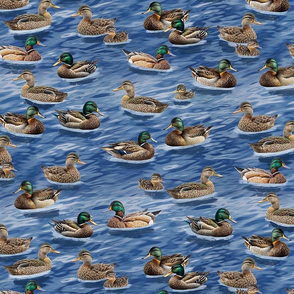 Duck Hunting Fabric - Etsy