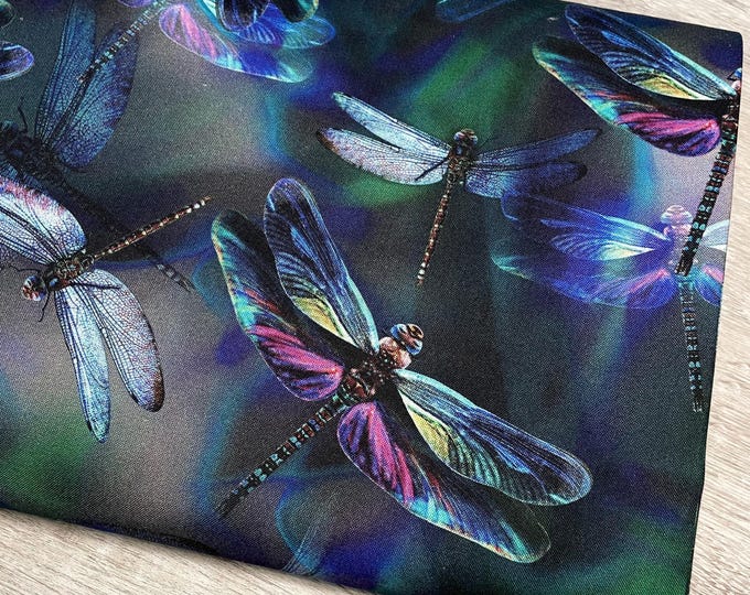 Dragonfly Fabric - Garden Bliss Collection by Hoffman - 100% Cotton ...