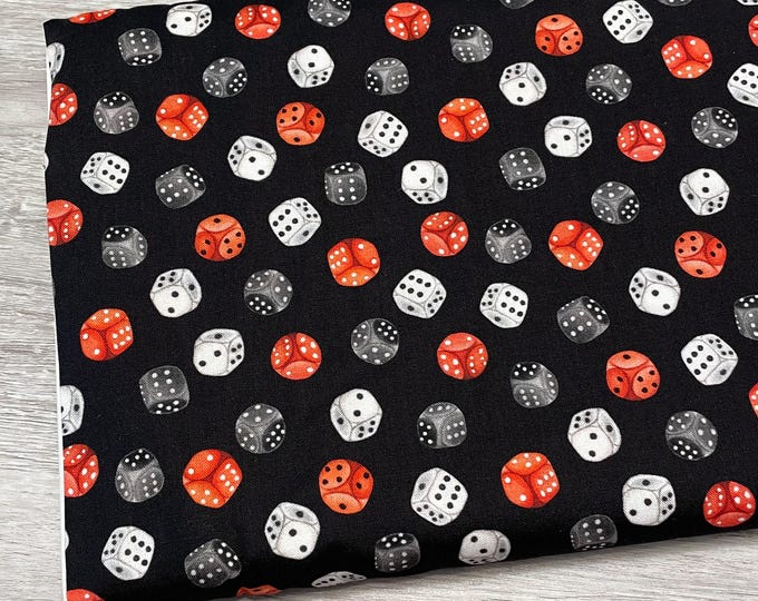 Dice Fabric by the Yard Michael Miller 100% Cotton Fabric Roll With It ...