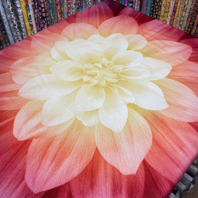 Large Floral Fabric - Etsy