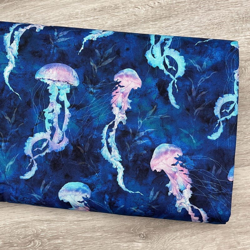 Jellyfish Fabric - Etsy