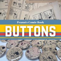 Snoopy & Sally Button - Etsy