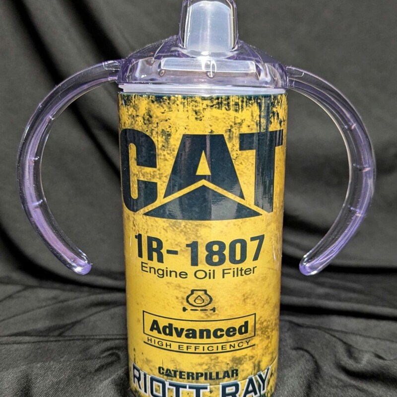 Cat Oil Filter Tumbler - Etsy