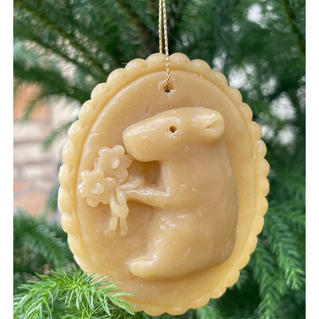 Beeswax Ornament -- Capybara Gentleman - Etsy
