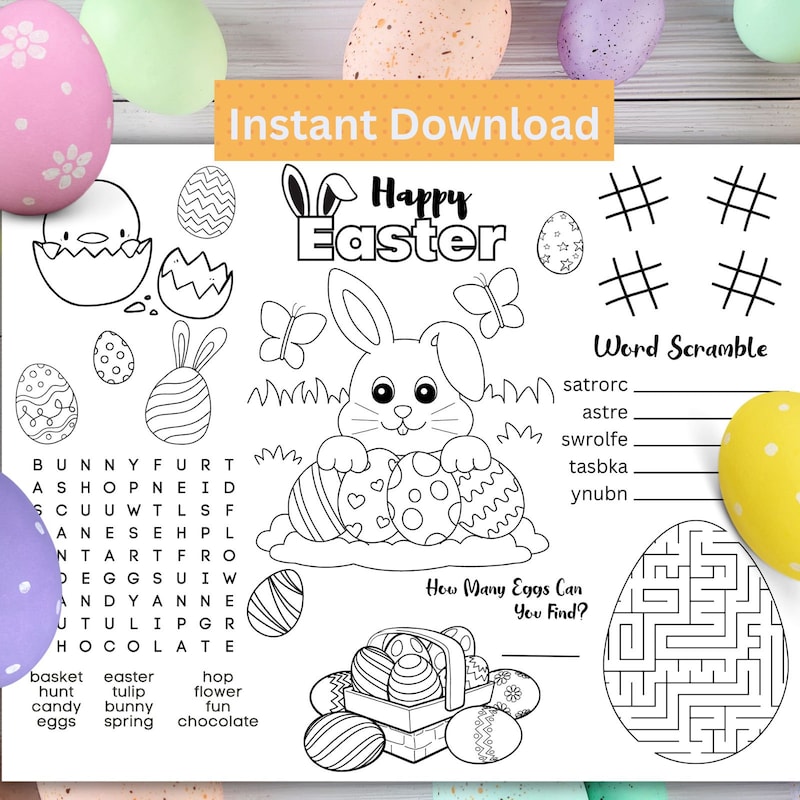 Easter Placemats - Etsy