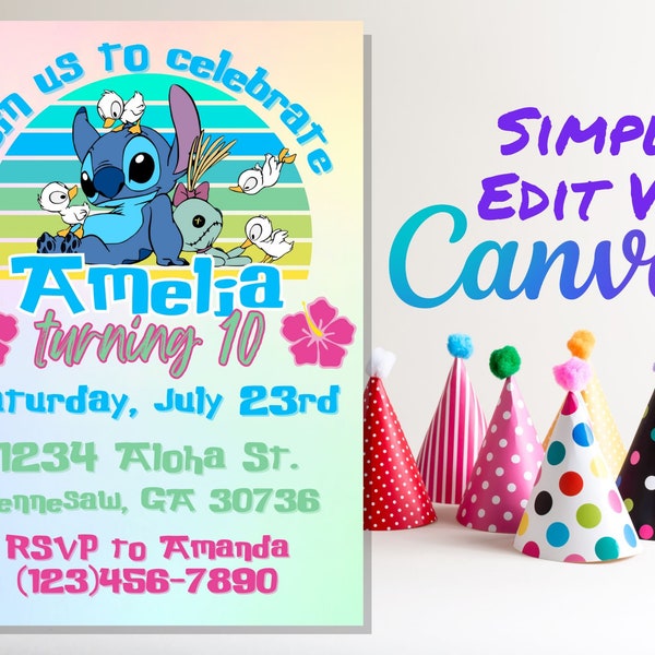 Stitch birthday - Etsy Italia