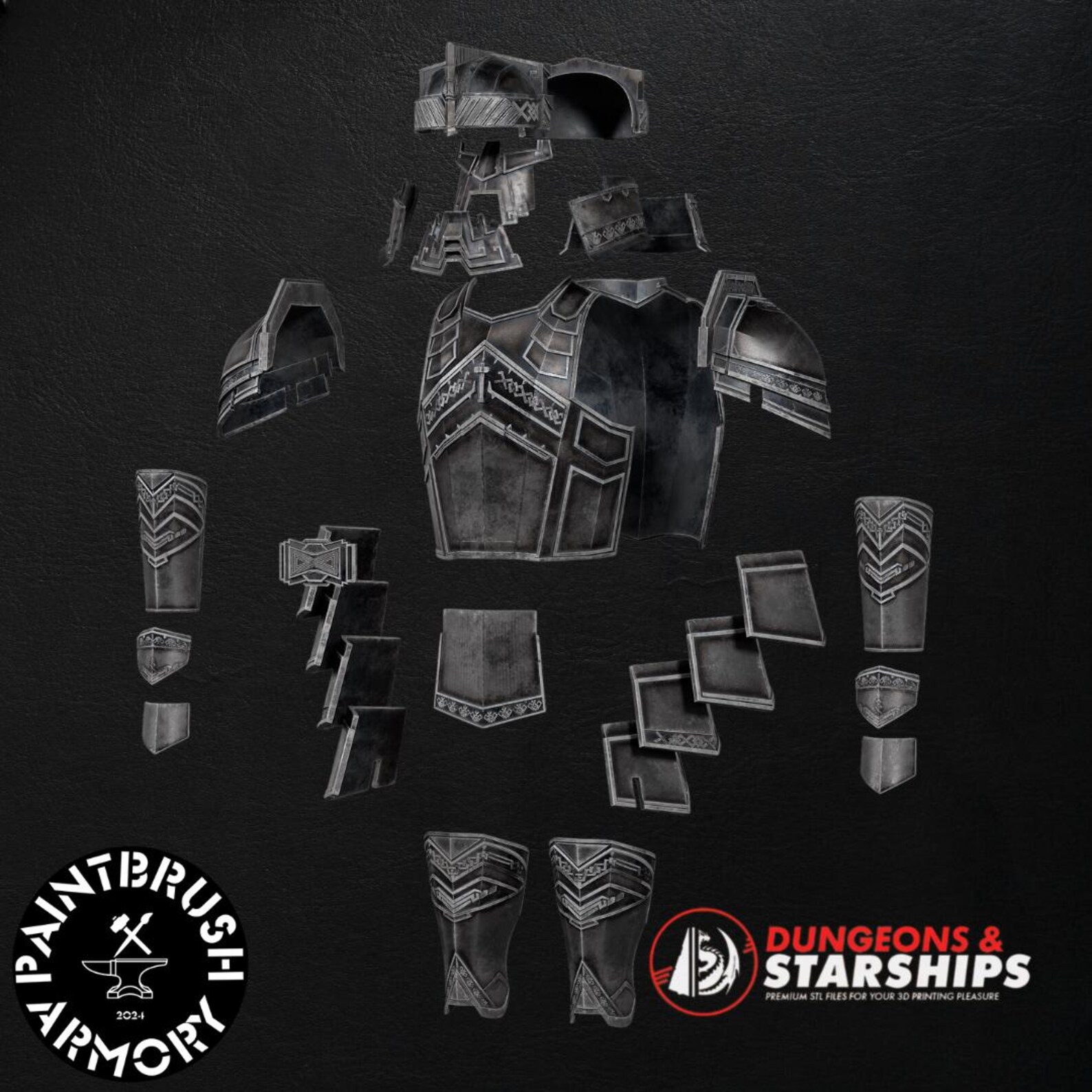 Ancient Dwarven Warrior Armor | 3D Print Files | Fan Made - Etsy