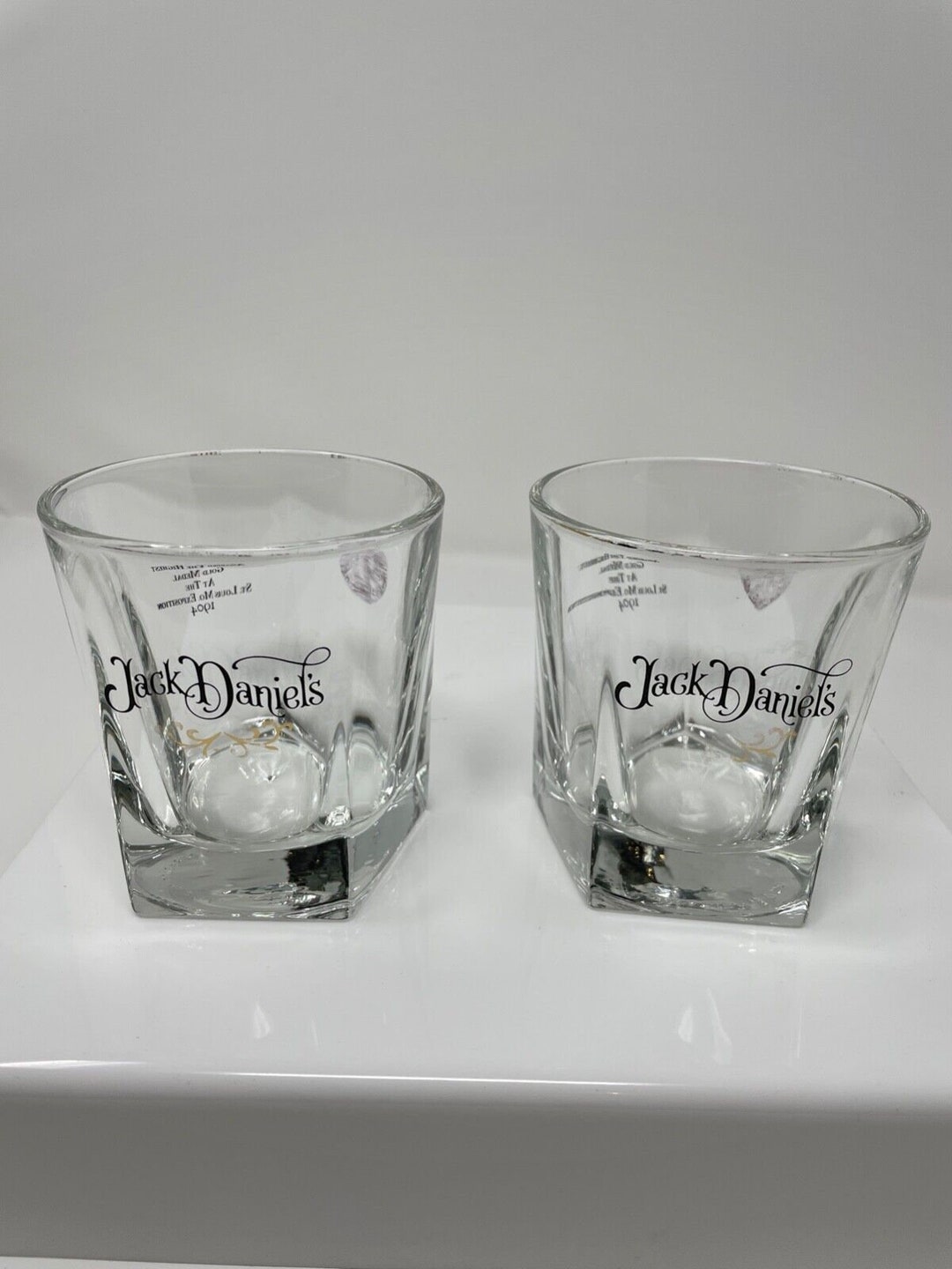 Jack Daniel's Heavy Libbey Duratuff Whiskey Rocks Glasses, Set of 2 ...