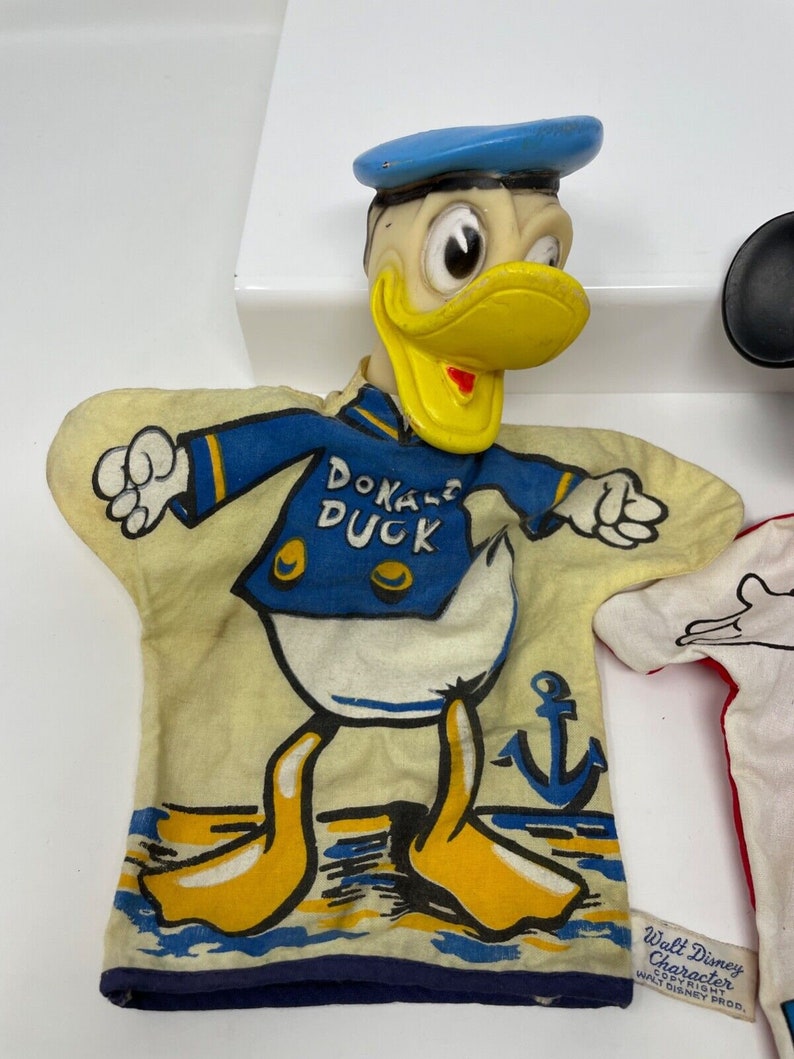 Vintage 1960's Donald Duck Hand Puppet by GUND & Mickey - Etsy