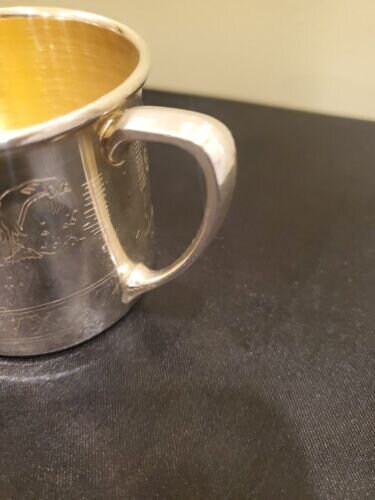 Oneida Silver Plated Baby Cup With Lid Baby Cup - Etsy